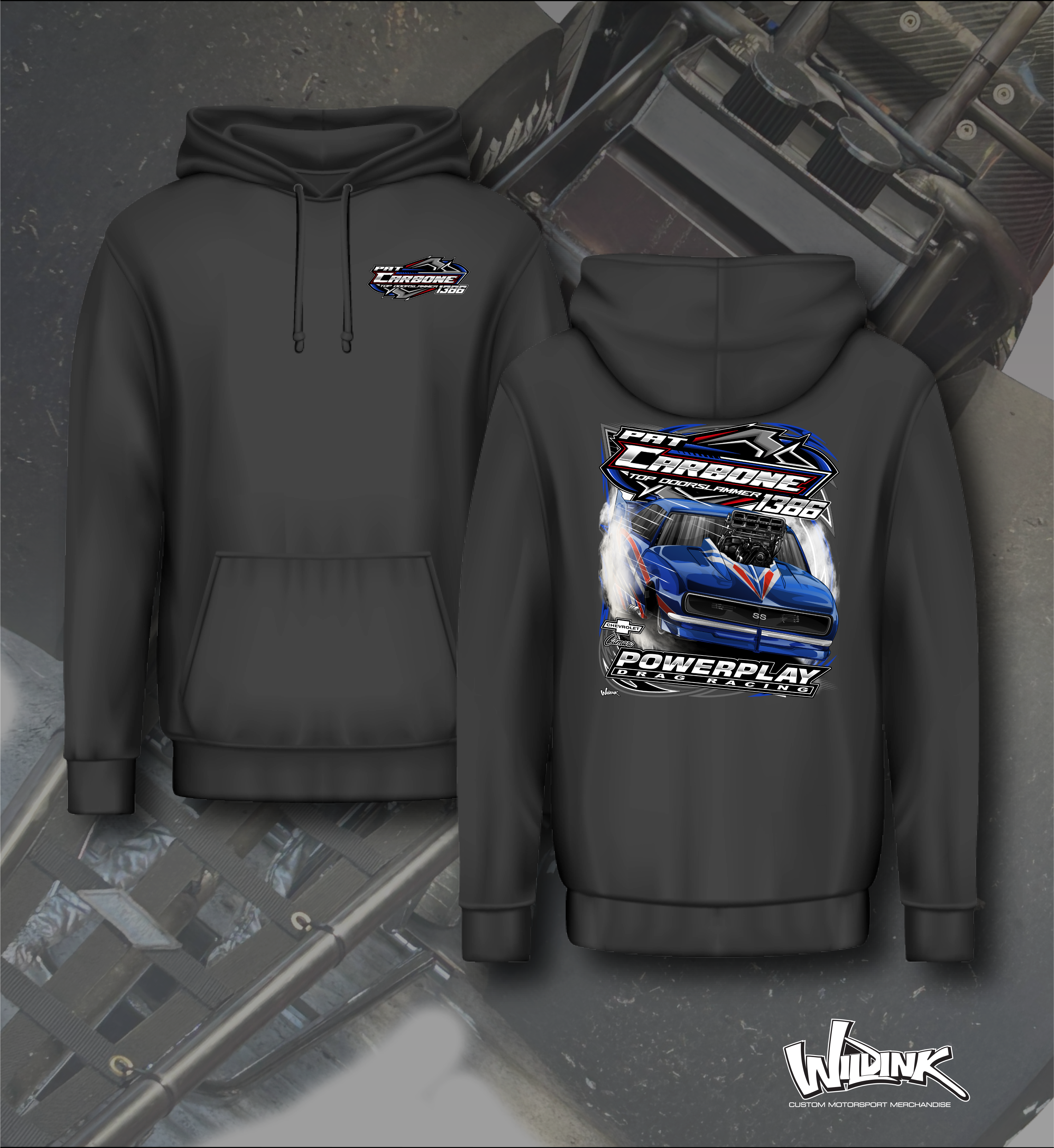 Pat Carbone Top Doorslammer - Hoodie – Wild Ink Australia