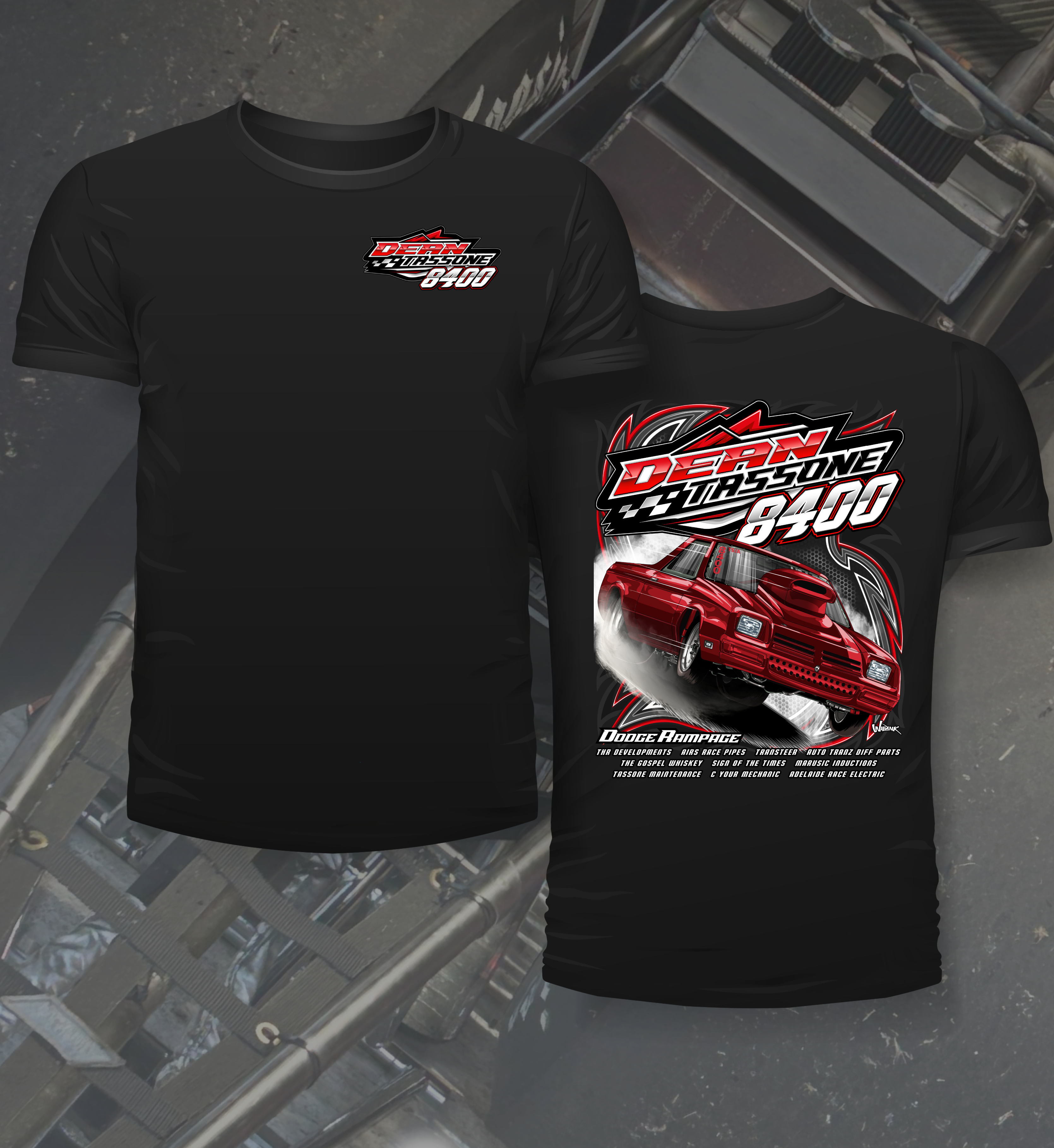 Dean Tassone - Dodge Rampage - Tee Shirt – Wild Ink Australia